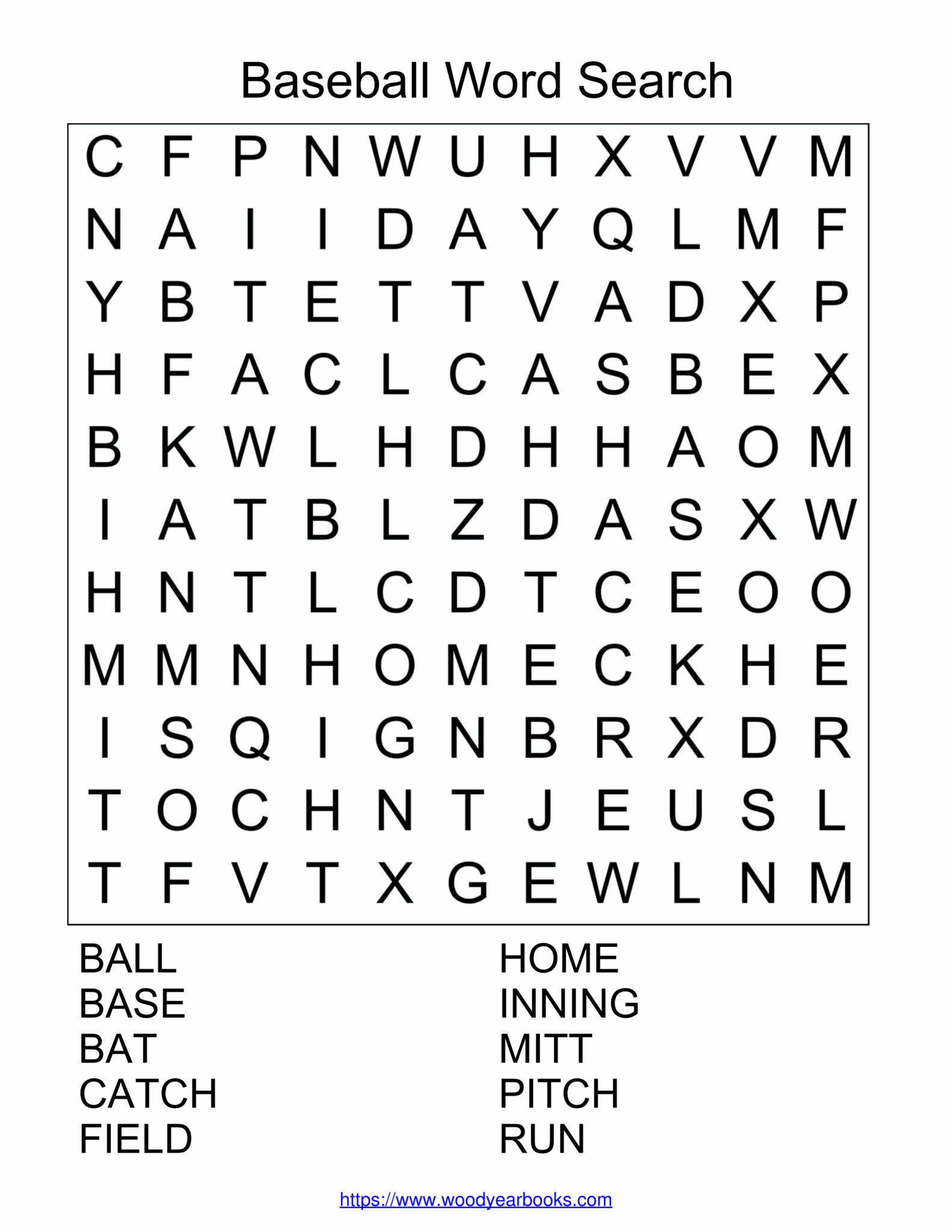 Free Printable Word Search Puzzles For Seniors – Woodyear Books